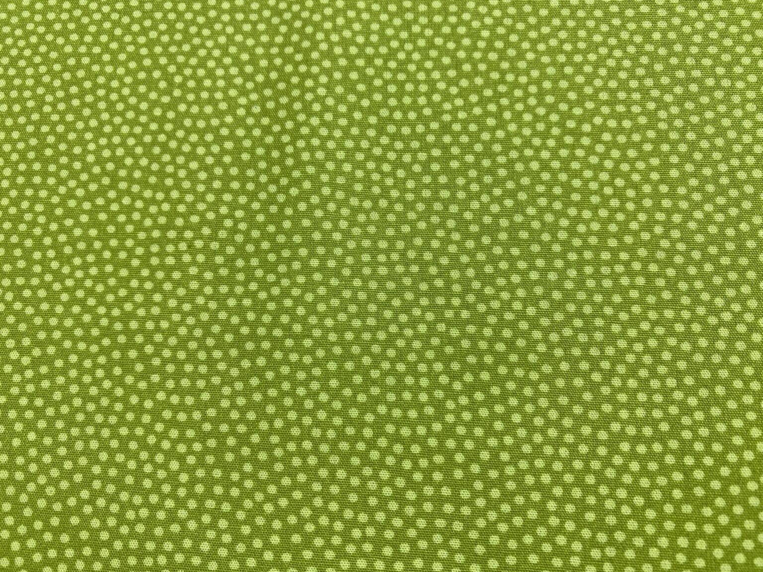 Lysgrøn med lysegrønne prikker | Thy Patchwork