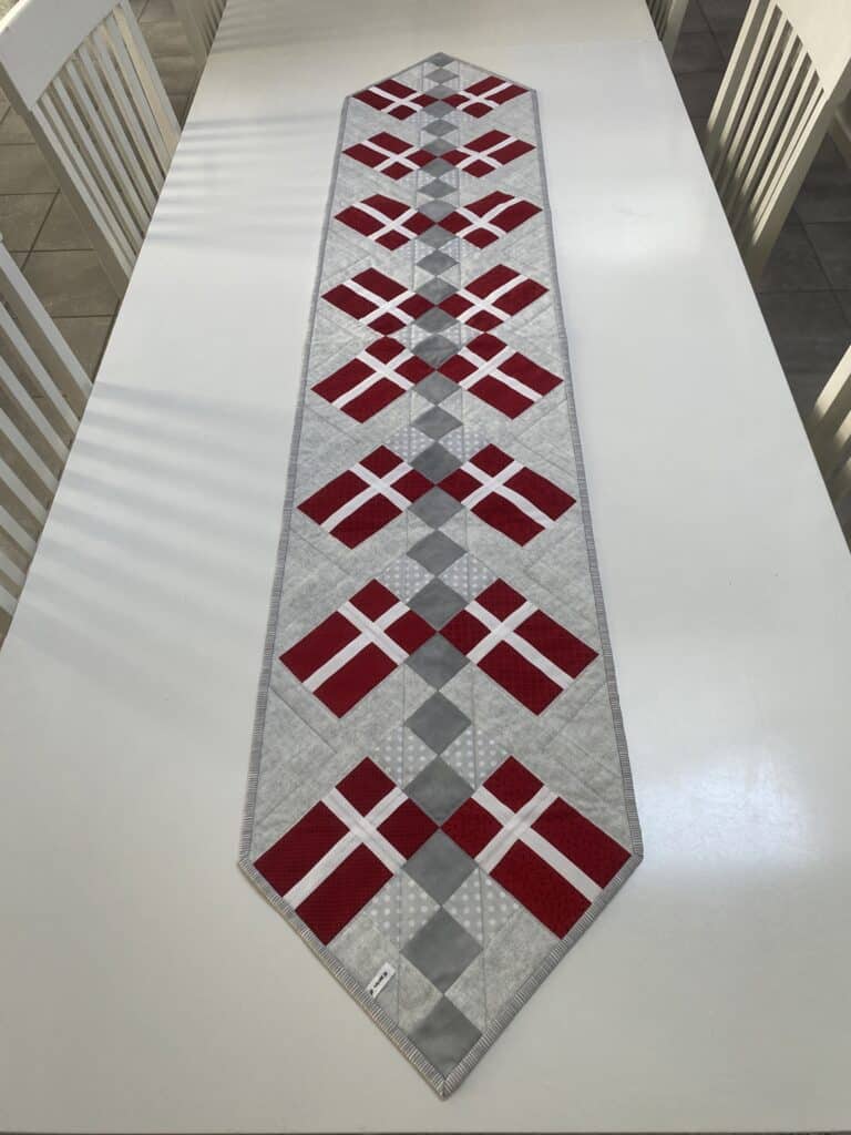 Flagløber 10 års fødselsdagen - mønster | Thy Patchwork